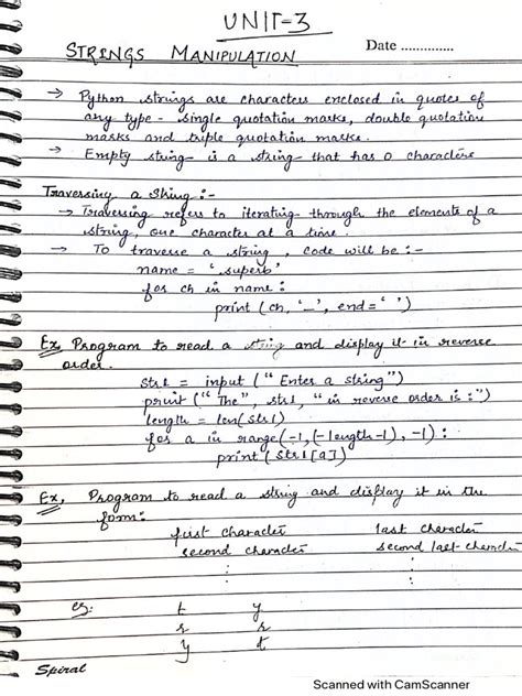 Unit 3 Python Pdf
