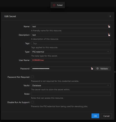 Issues With Gmsa And Secret Stores Powershell Universal Ironman