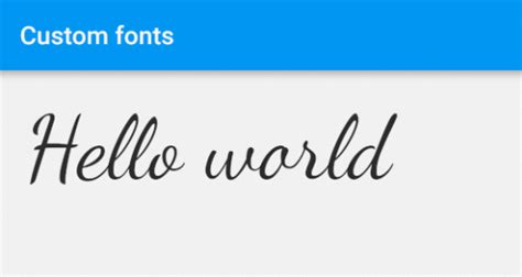 Flutter Custom Fonts In Text Widget Text Style In Flutter Tutorial