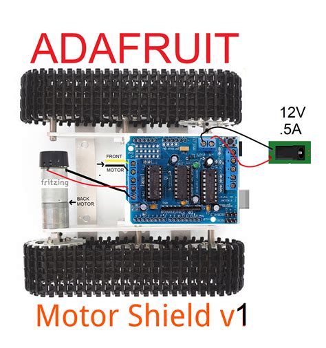 Adafruit Motor Shield Circuit Diagram Adafruit Motor Shield
