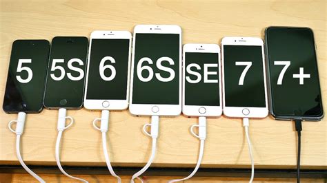 IPhone 5 Vs IPhone 5S Vs IPhone 6 Vs IPhone 6S Vs IPhone SE Vs IPhone 7 Vs IPhone 7 Plus IOS 10