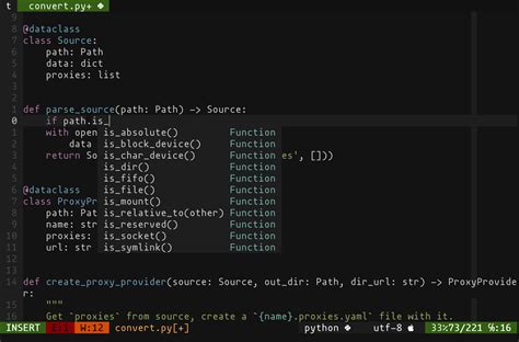 我的 Vim 自动补全配置变迁史 Reorxs Forge