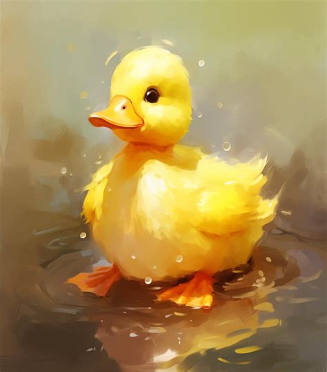 Easy Cartoon Yellow Duck Rubber Duck Drawing Images Browse 41633