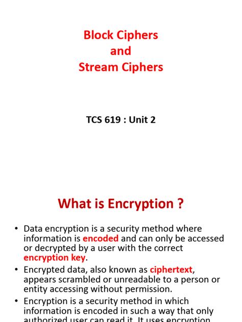 Block Cipher And Des Pdf Encryption Cipher