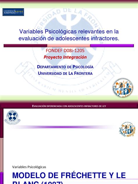 Variables Psicologicas Jir Pdf Ansiedad Adolescencia