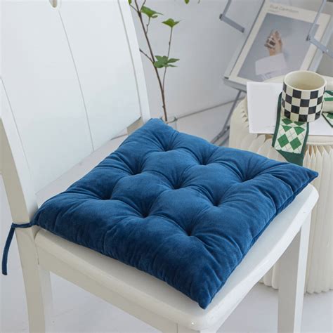 Toprenddon Office Chair Cushion 16x16 Inch Thick Seat Pad With Ties