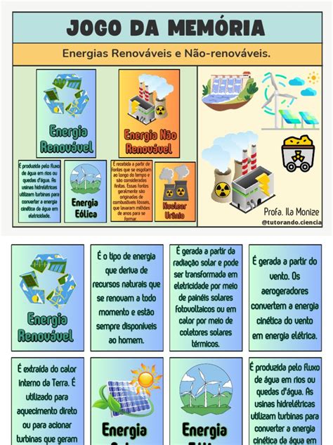 Jogo Da Memoria Fontes De Energia 2 Pdf