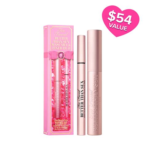 Too Faced Better Than Sex Mascara And Liner Set Klik Beauty Shop