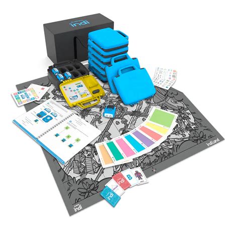 Sphero Indi Class Pack With Code Mat And Literacy Cards 8 Robots 16 St