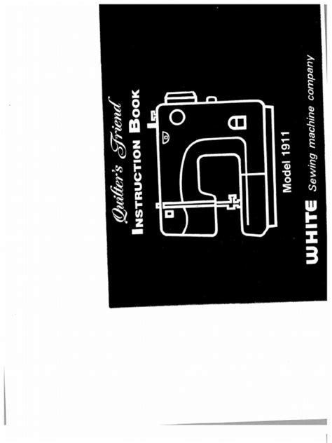 Manual Singer Machine Pdf