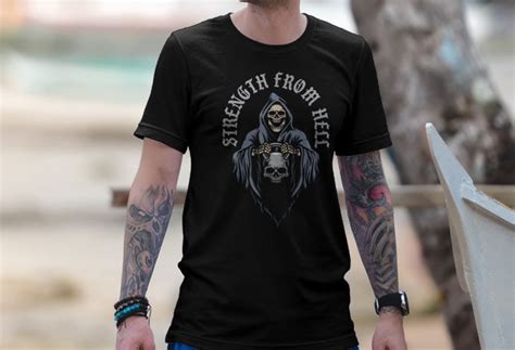 Grim Reaper Fitness Tshirt Design Buytshirtdesigns