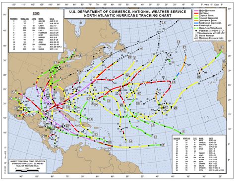 Hurricane Tracks 1851 2024
