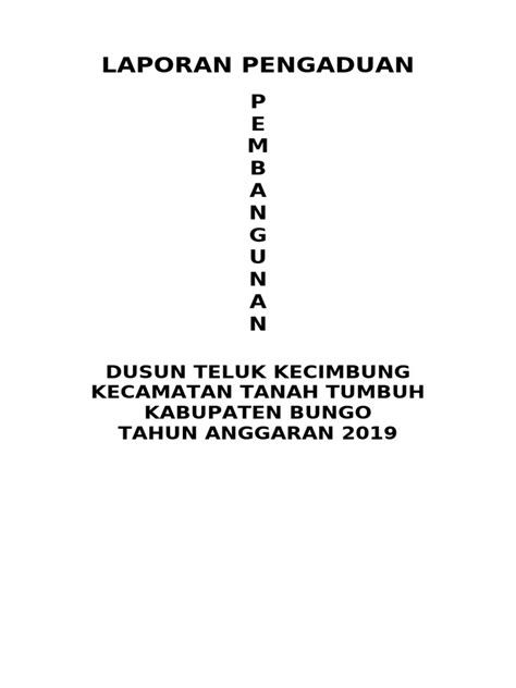 Laporan Pengaduan Pdf