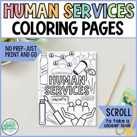 Human Services Coloring Pages High School Principles Of Human Services