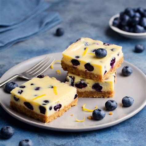 Vegan Blueberry Cheesecake Slice
