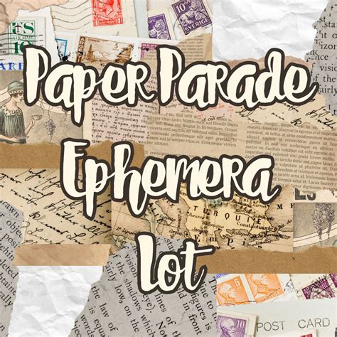Ephemera Lot 015