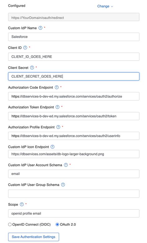 FileMaker Authentication With Salesforce DB Services