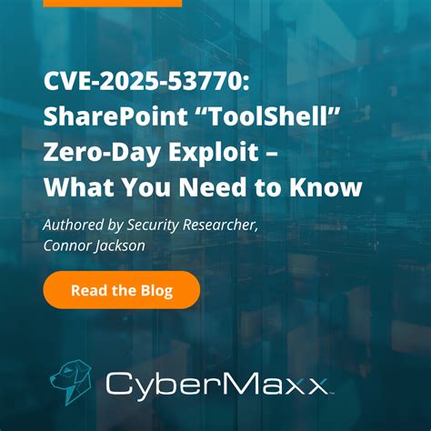 cve 2025 53770 sharepoint “toolshell” zero day exploit what you need