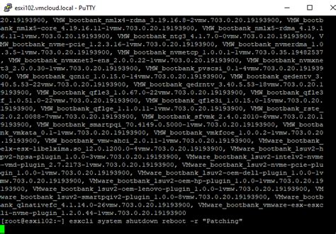 How To Patch Esxi Host With Cli Vmcloudpl