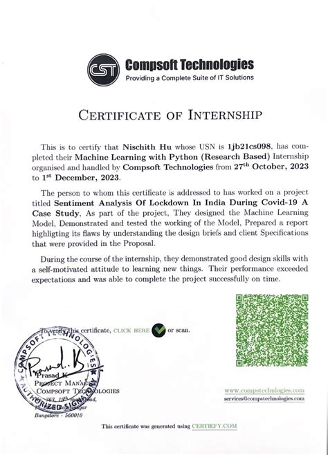 nischith hu on linkedin machinelearning internship python datascience sentimentanalysis ai…
