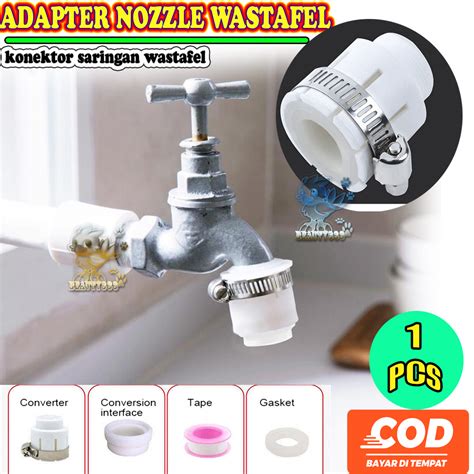 Beauty 1 Pc Adapter Nozzle Wastafel Saringan Kran Wastafel Sambungan Kran Sambungan Keran