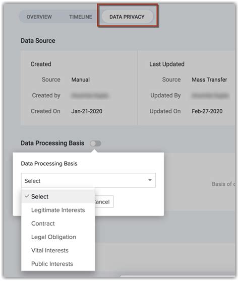 Data Privacy Gdpr Online Help Zoho Crm