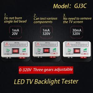 GJ C V Output Smart Fit Voltage LED Backlight Intelligent Tester Martview
