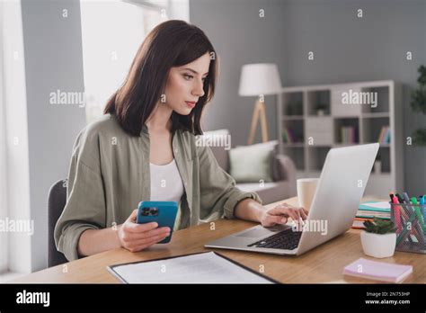 Photo Of Concentrated Focused Lady Hacker Write Server Program Code