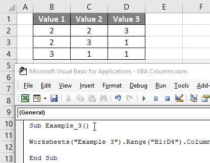 VBA Columns How To Use Columns Property In Excel VBA With Example
