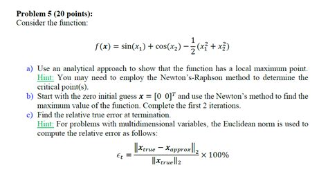 Solved Problem 5 20 ﻿pointsconsider The