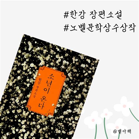 소년이 온다 줄거리 한강 노벨 문학상 수상자 동호 소설 해석 네이버 블로그