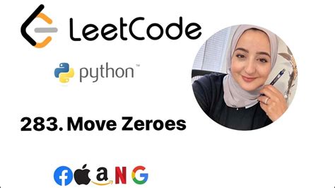 move zeroes leetcode 283 python facebook technical interview