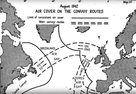 Battle Of The Atlantic Ww2 Map Publication The Battle Of The