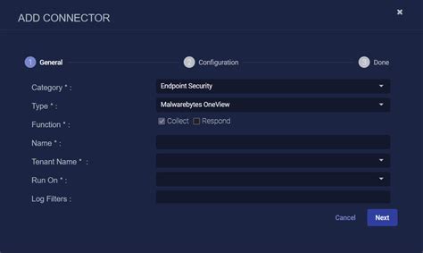 Malwarebytes Oneview Connector