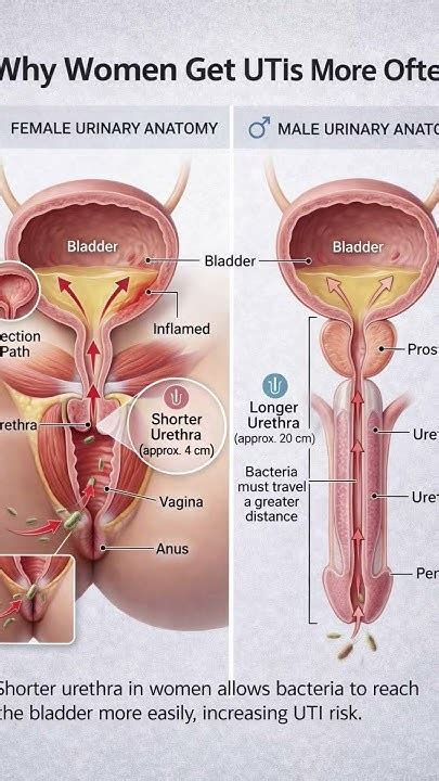 Why Womens Get Uti Infection Very Easily Physiotherapist Anatomy