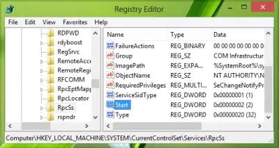 Remote Procedure Call Failed While Making PIN As Sign In Option