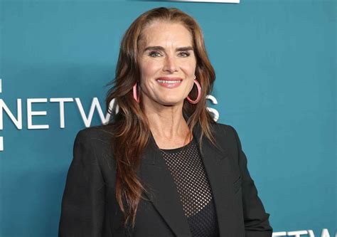 Brooke Shields Paired Her Sparkly Micro Shorts With A Totally Sheer