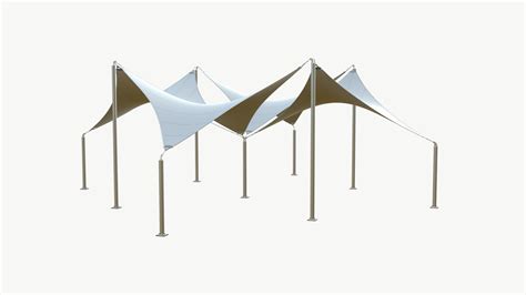 3d Tensile Structure Arch Turbosquid 2152703