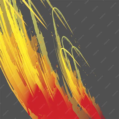 브러시 스트로크 배경 벡터 프리미엄 벡터