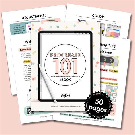 Procreate 101 Your Beginners Guide To Procreate Pdf Meg Bon Llc
