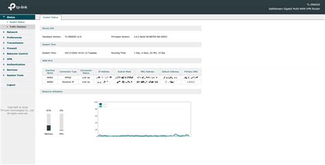 load balancing and redundant internet connection using tp link er6020