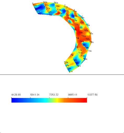 Spatial Corn Yield Map For Precision Farming Practices Halfway Texas Download Scientific