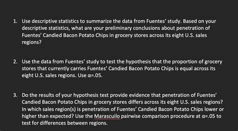 Solved Use Descriptive Statistics To Summarize The Data Chegg