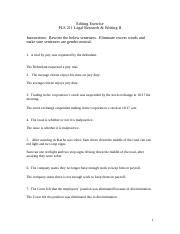 Legal Writing Gender Neutral Sentence Editing Exercise Course Hero