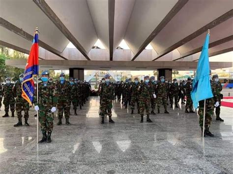 កងកំលាំងវិស្វកម្ម ២០៤នាក់ចេញទៅបំពេញបេសកកម្មការងារនៅសាធារណរដ្ឋអាហ្វ្រិកកណ្ដាល នគរដ្រេហ្គន