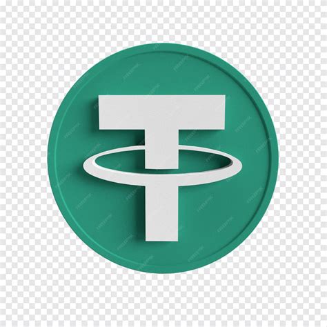 Premium Psd Tether Coin Logo Cryptocurrency High Resolution 3d Render