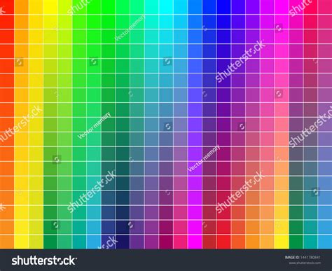 Color Chart Designer Tool Texture Pattern Stock Vector Royalty Free
