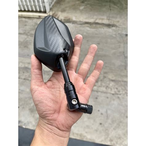 360 Degree Cnc Aluminum Rotating Mirror Set For All Types Of Vehicles Shopee Philippines