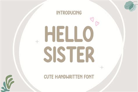 Hello Sister Font