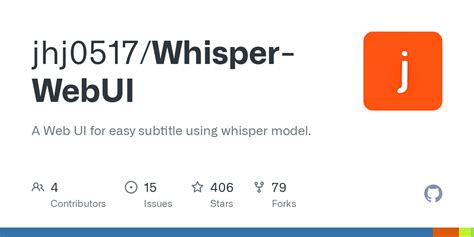 Releases Jhj Whisper WebUI GitHub